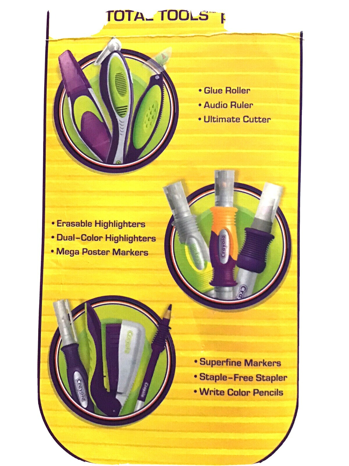 Crayola Total Tools 5 Superfine Washable Markers /w Super Skinny Tips ...