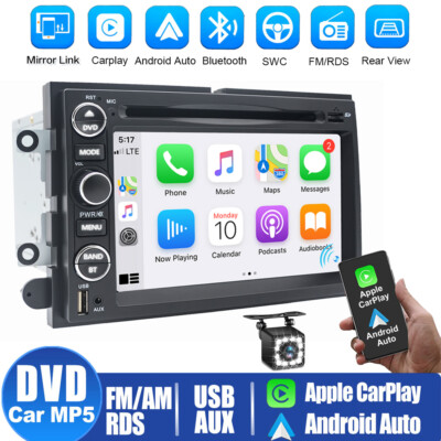 For 2004-2008 Ford F150/250 Car DVD CD Player Stereo Radio with Carplay ...