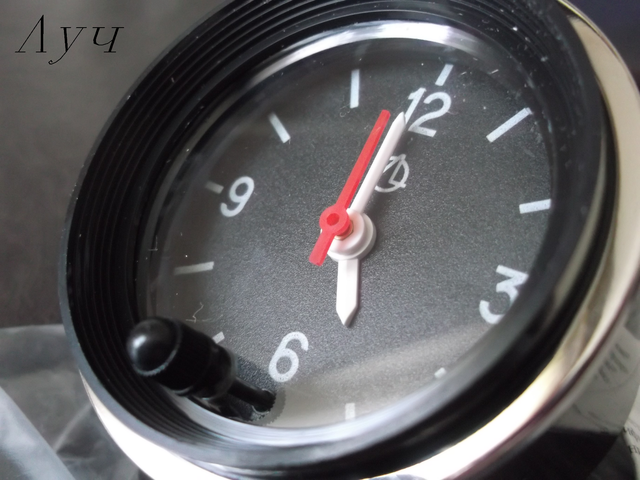 Luch Quartz Car Dashboard Clock Round. Retro, Restoration, old school ...