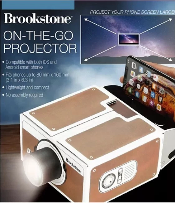Brookstone Cell Phone Projector