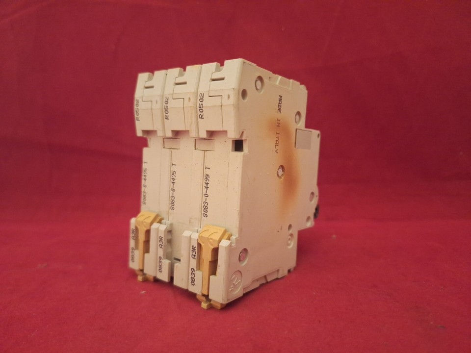 MERLIN GERIN 25735 50A 50AMP D TYPE D50 TRIPLE POLE TP 3P MCB FUSE ...