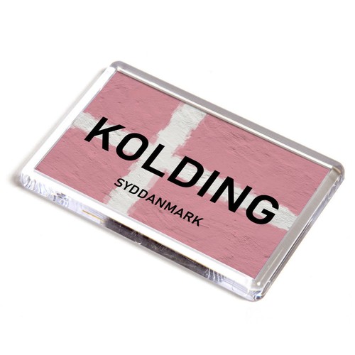 FRIDGE MAGNET - Kolding - Syddanmark - Denmark Flag | eBay