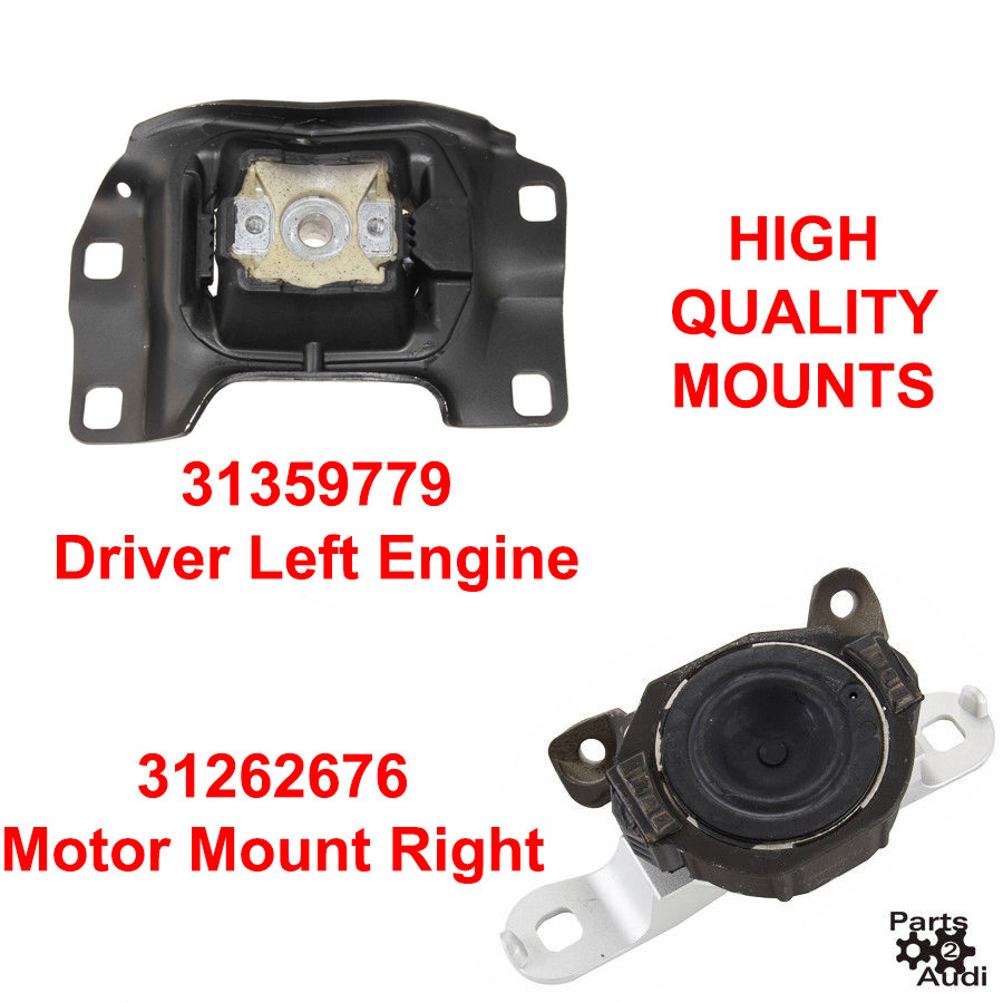 Engine Motor Mount kit set LEFT/RIGHT fits Volvo C70 S40 V50 31359779 ...