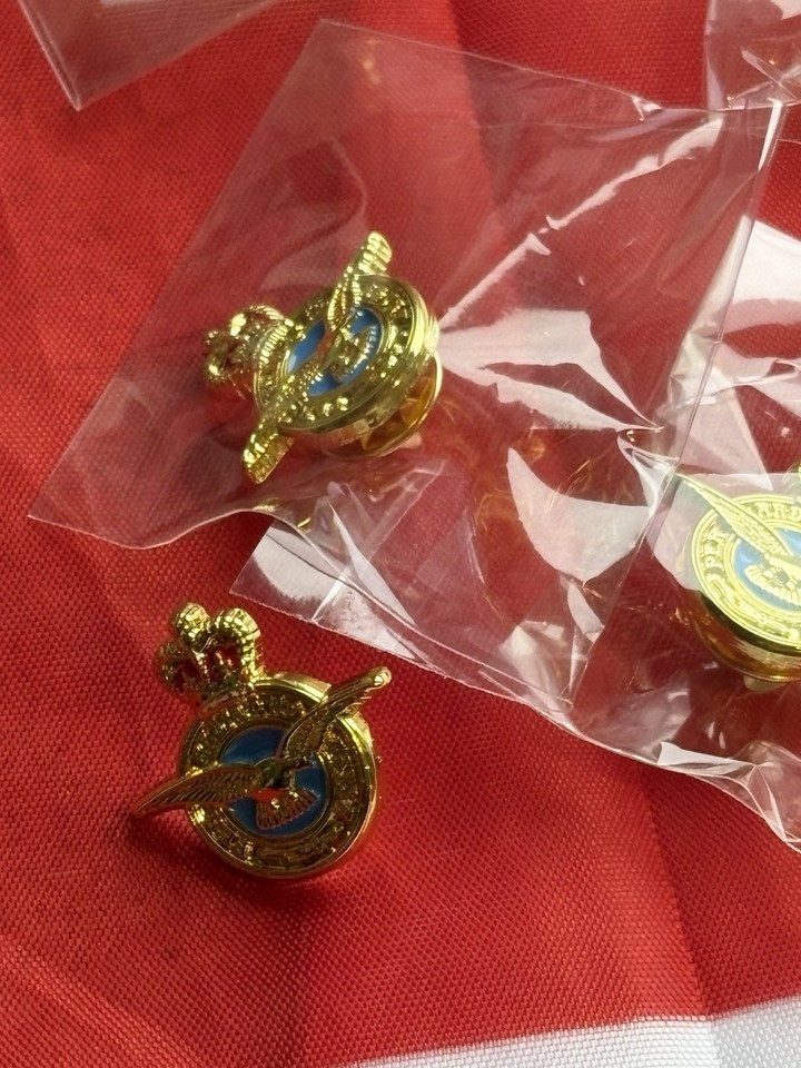 Royal Air Force RAF Insignia Crest Military Enamel Lapel Pin Badge-UK ...