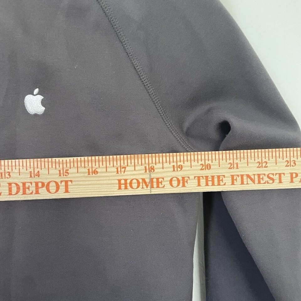 Apple Employee Jacket Mens L Costume Full Zip Store Uniform Workwear ...