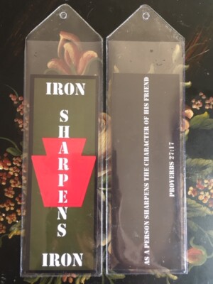 BOOKMARK Military *WW1* 28th Infantry *Iron Division* Bible Verse | eBay