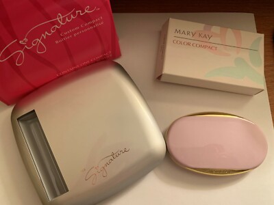 Mary Kay Color Compact Case - Pink or Silver NEW in Box | eBay