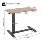 Adjustable Large Over Bed Chair Table Heavy PC Computer Laptop ...