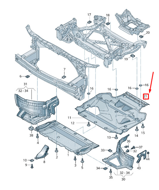 Audi 4G0863325A Genuine OEM Factory Original Rear Duct for sale online ...