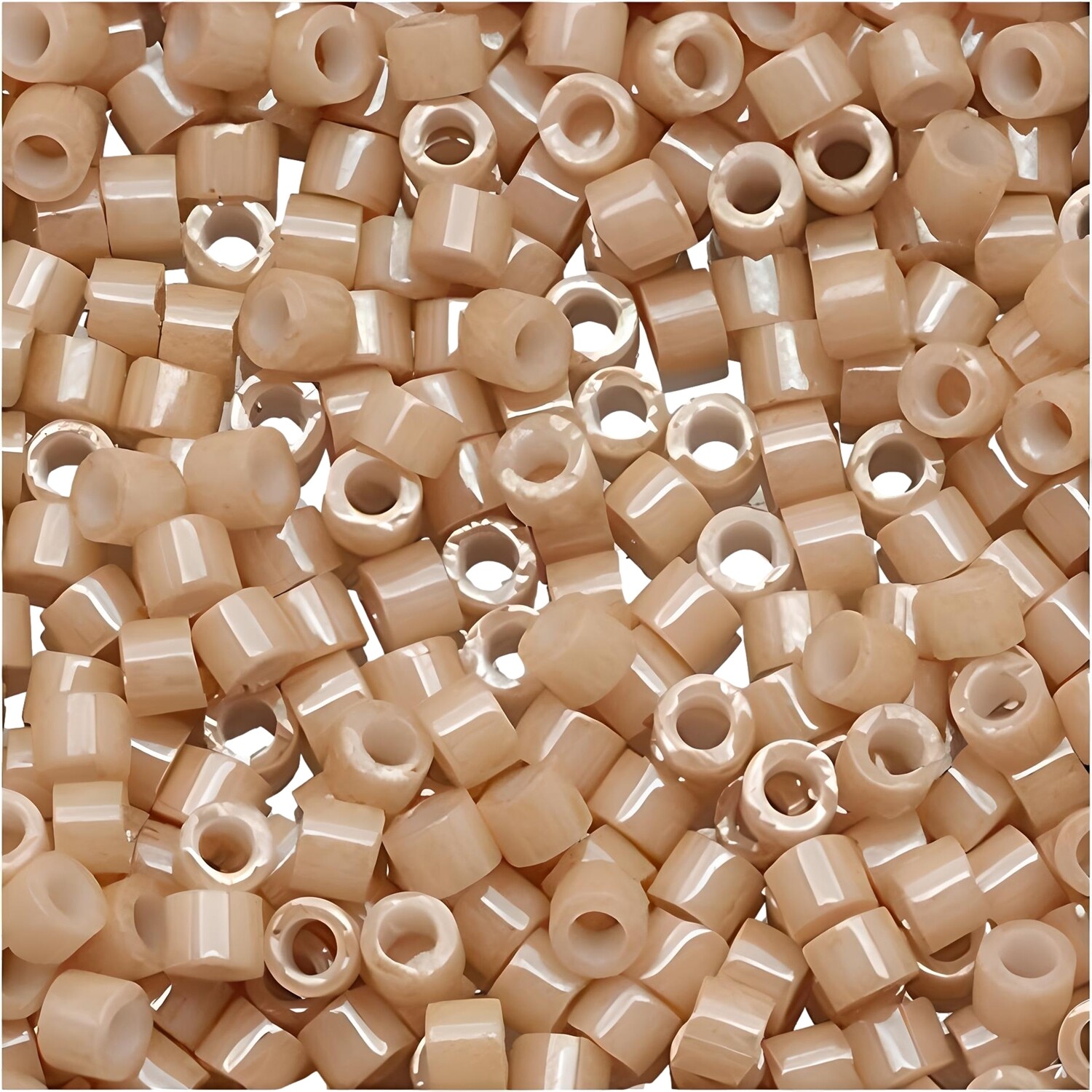 DB208 Miyuki Delica Seed Beads, Size 11/0, Opaque Tan, 7 Gram Tube | eBay