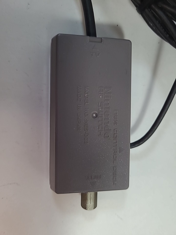 Nintendo NES RF Switch NES-003 TV / ANT Cable Adapter Original OEM | eBay