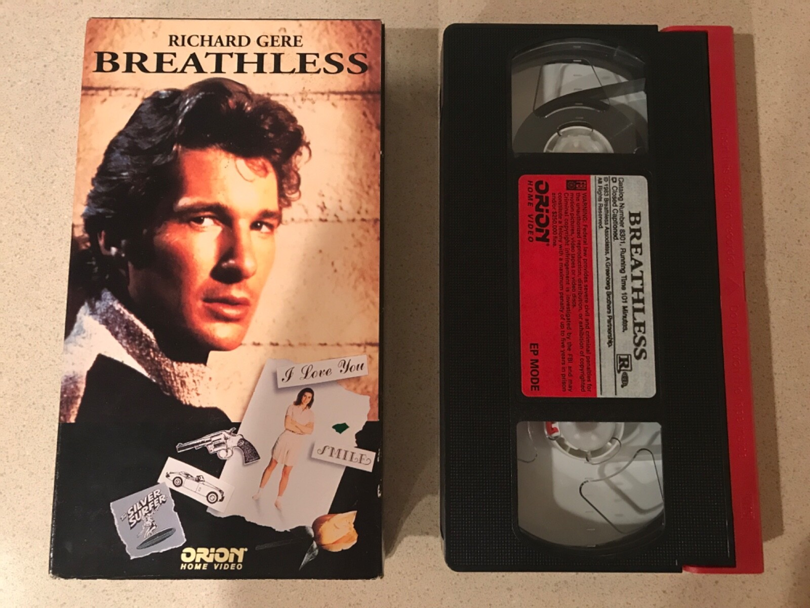 Breathless (VHS, 1994) Richard Gere, Valerie Kaprisky | eBay