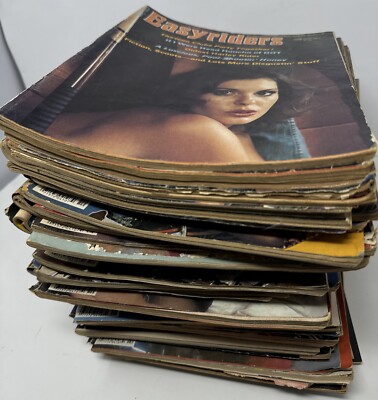 Vintage LOT OF 41 Easy Riders Motorcycle Biker MAGAZINES 1970s 1980s ...