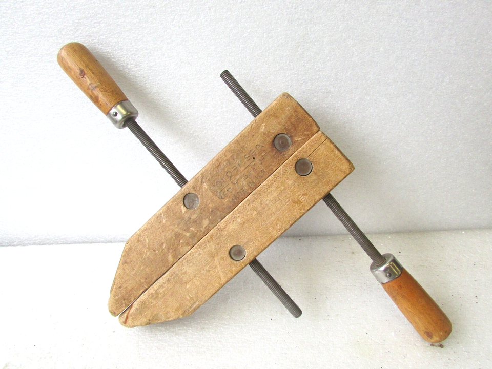 4x Jorgensen #1 10" Adjustable Wood Handscrew Clamps, Vintage - Lot of ...