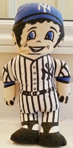 Very RARE VTG New York Yankees Baseball DAN BRECHNER Plush 12" Plush | eBay
