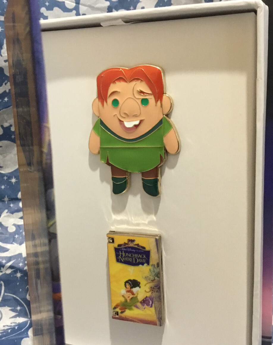 Disney Parks 2022 Hunchback Of Notre Dame- Quasimodo - VHS Pin Set Of 2 ...