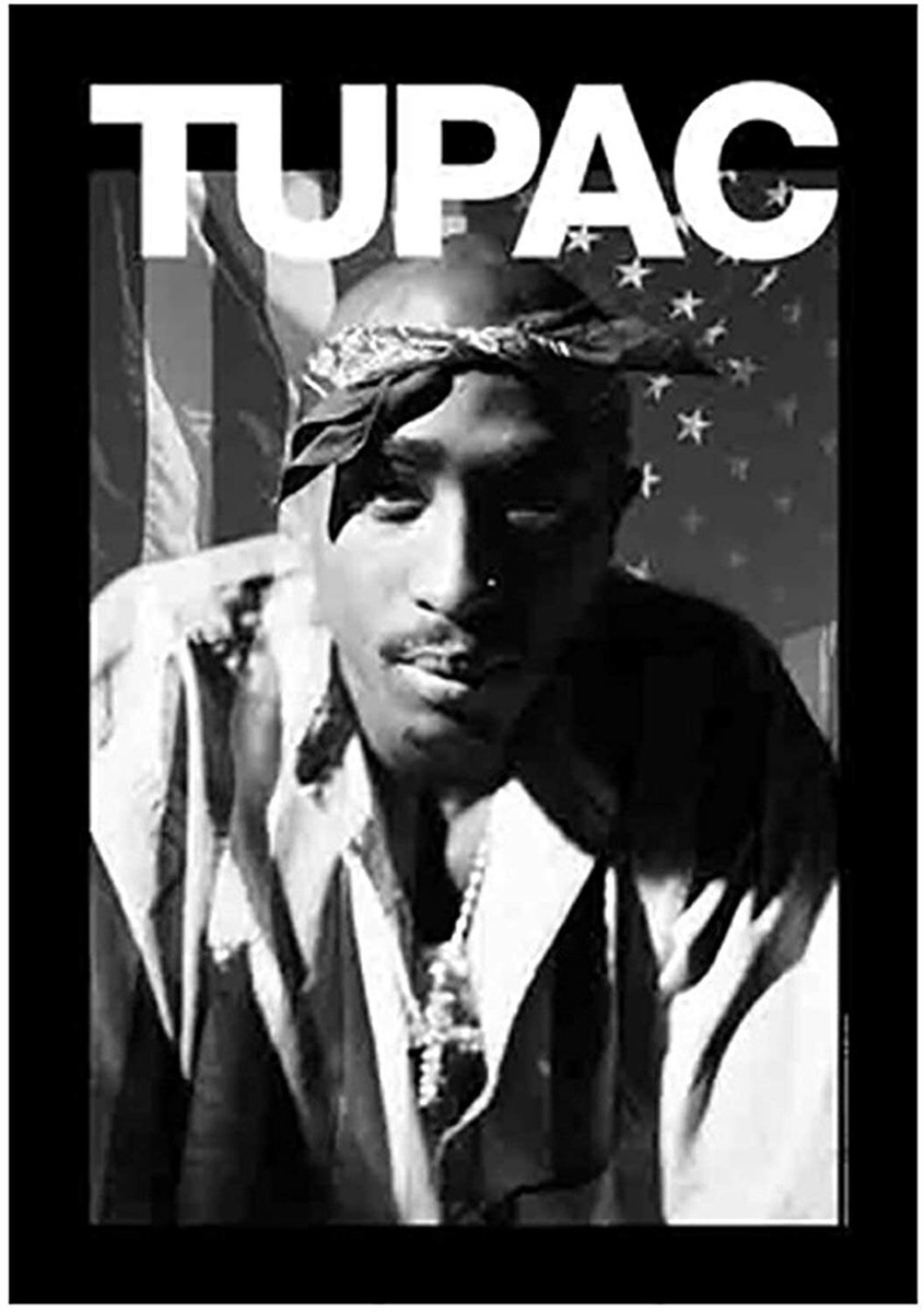 Saft Tupac Poster Tupac 2Pac Aesthetic Full Body Poster 90s Hip Hop