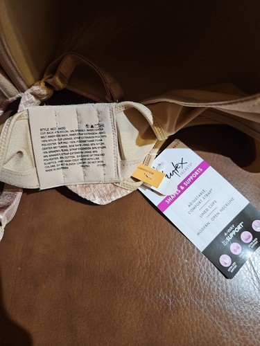 Playtex Secrets Balconette Full Coverage T-Shirt Underwire Tan Bra 44DD ...
