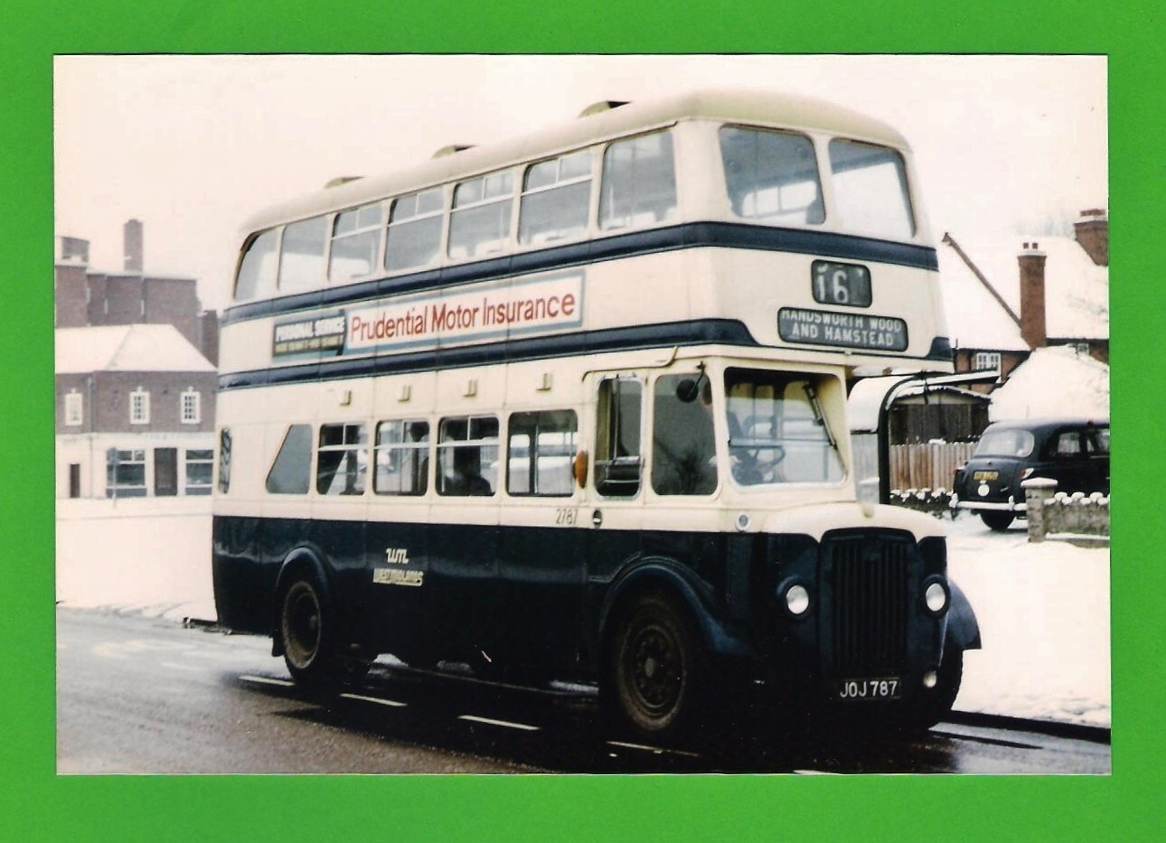 Birmingham Bus Photo - WMPTE 2787 - 1952 Crossley Daimler CVG6 ...