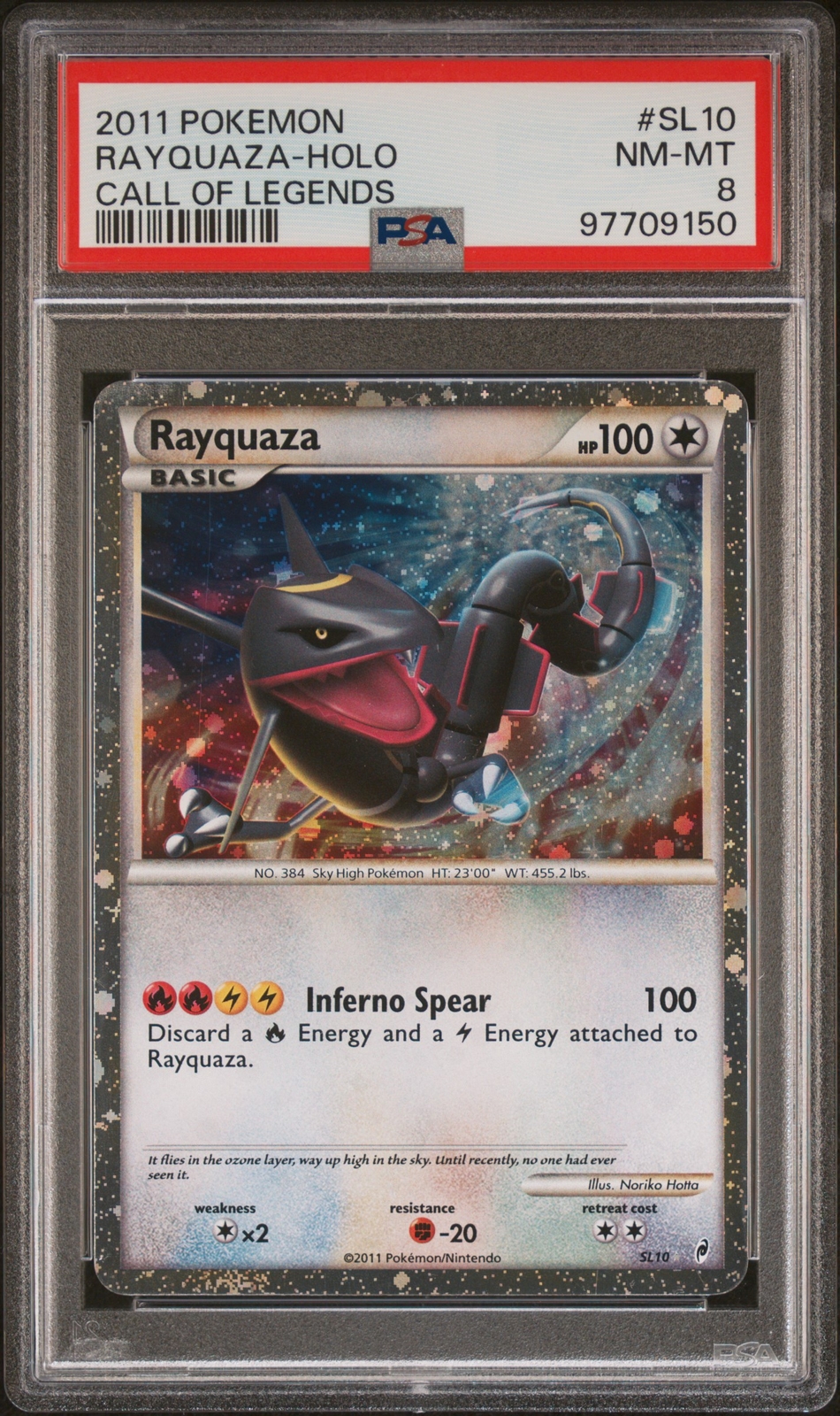 2011 POKEMON CALL OF LEGENDS #SL10 RAYQUAZA-HOLO PSA 8 | eBay