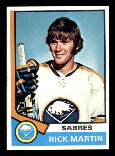 1974 Topps Hockey #190 Rick Martin EX/MT *d2 | eBay