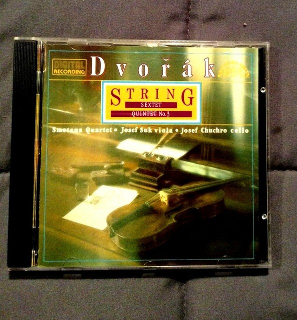 Antonin Dvorak String Sextet Quintet No.3 Smetana Quartet CD for sale ...