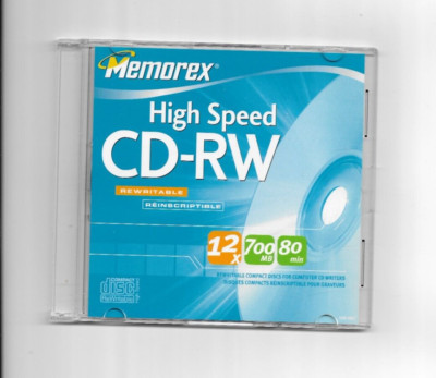 4 Memorex High Speed CD-RW 12x 700 MB 80 Min, Rewritable Discs | eBay