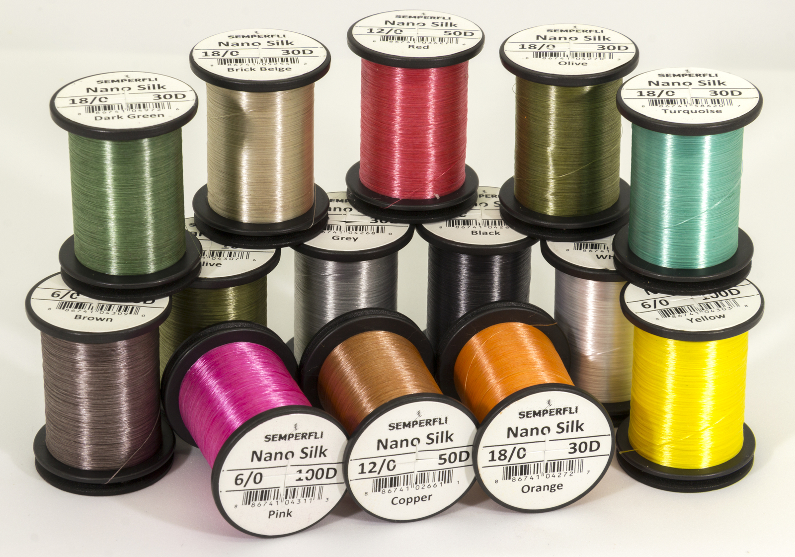 Semperfli Nano Silk 50D 12/0 - COMBINED SHIPPING IN CART