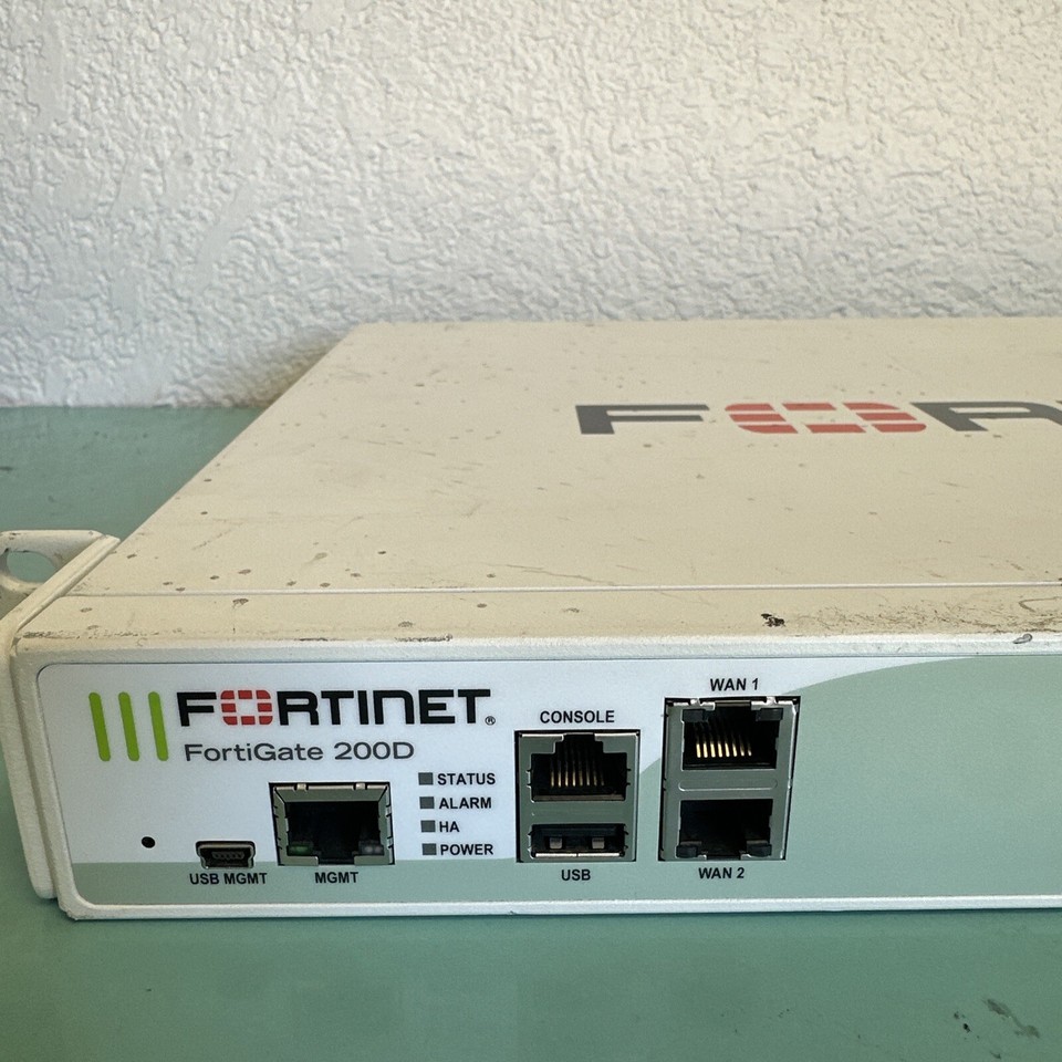 Fortinet FortiGate FG-200D 16 Port Network Security Firewall w/ Rack ...