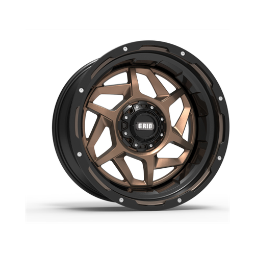 Grid Wheels GD1420100237R208 20x10 in. Size 6x139.7 Bolt Pattern Each ...
