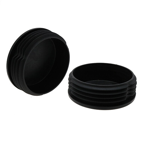 5 Pack Round Tube Inserts 100mm, 2-4.5mm Wall, Plastic Chair Feet, Tube ...