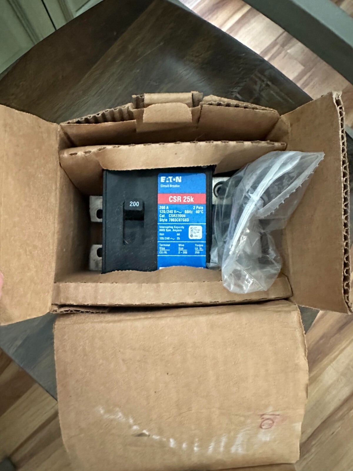 Eaton CSR2175N 25K 2Pole 175A Main Circuit Breaker 120/240V 175 Amp | eBay