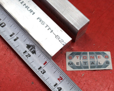 2 Pieces 3/4" X 1-1/4" ALUMINUM 6061 FLAT BAR 13" long Extruded Solid ...
