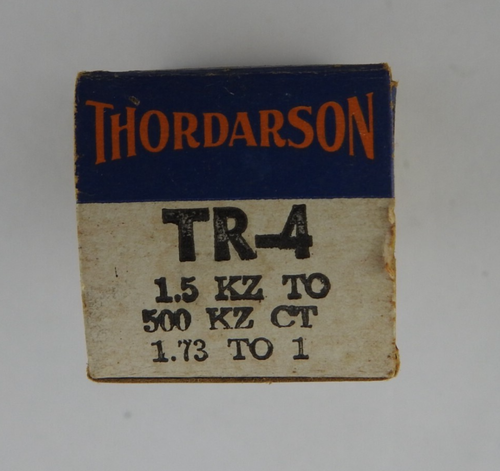 Vintage Thordarson TR-4 Transistor output Interstage Transformer 1.5KZ ...