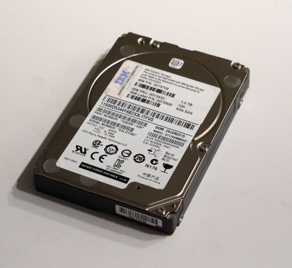 1.2TB 2.5" SAS Seagate 10k IBM Server Hard Drive HDD ST1200MM0007 | eBay
