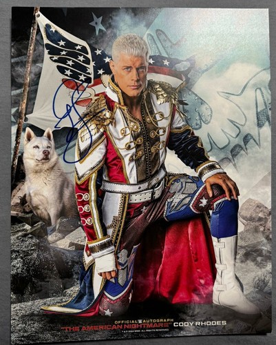 CODY RHODES Autographed Autograph Auto Signed 11x14 Poster WWE ...