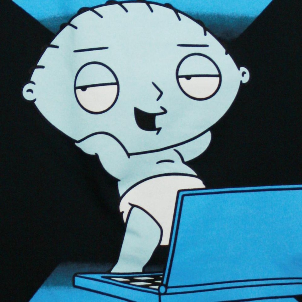 Family Guy Stewie Internet Sensation Men's T-Shirt, Small | eBay