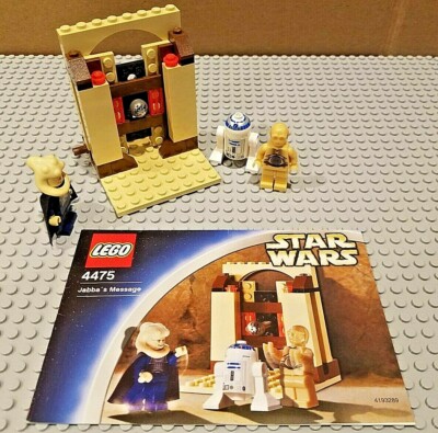 LEGO Star Wars Set 4475 Jabba's Message Complete w/ Minifigs Manual NEW ...