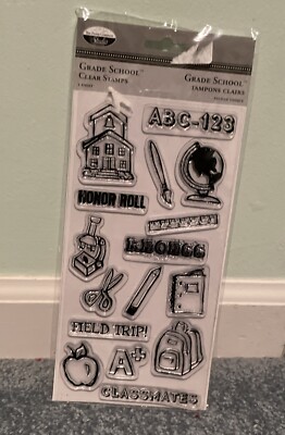 TPC Studio Grade School Clear Stamps | eBay