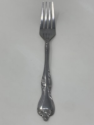 Oneida Stainless Steel Pollenta Flower Scroll 7 5/8 in Dinner Fork | eBay