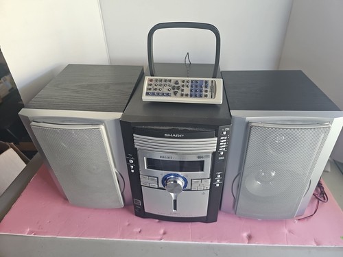 Sharp XL-MP130 Micro Component Stereo System | CD Player | 5 Disc CD ...