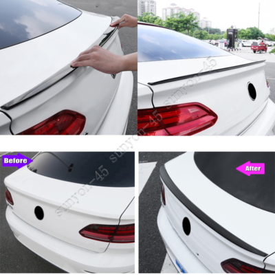 For 2019 2020 VW ARTEON ABS Glossy black Rear Tail Wing Trunk Lip ...