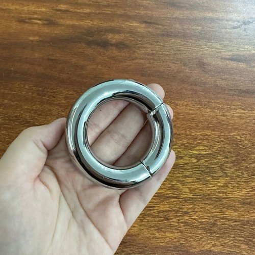 Stainless Steel Cock Ring Magnetic Stay Harder Penis Rings Delayed ...