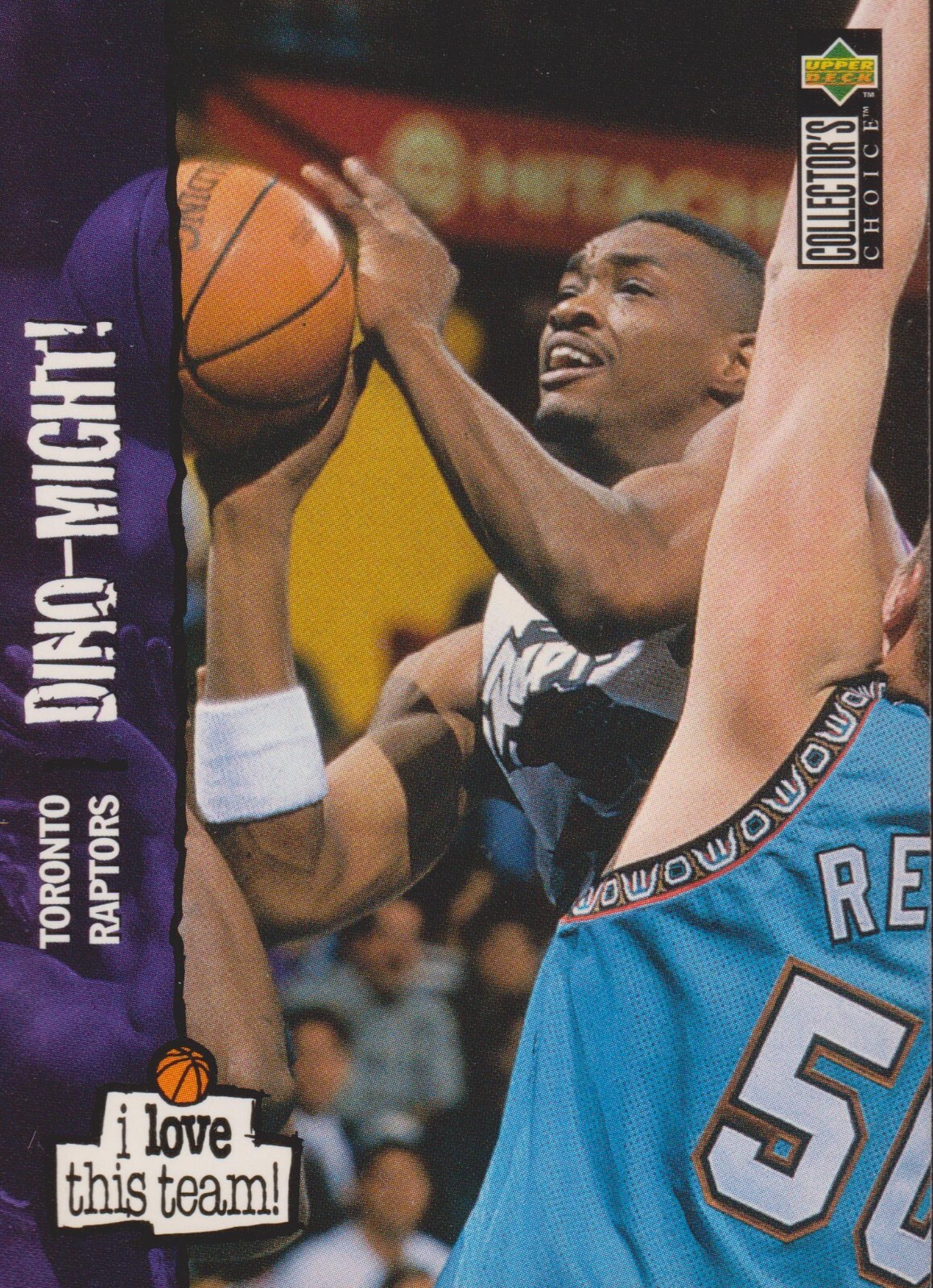 1995-96 Collector's Choice #391 Carlos Rogers Toronto Raptors ...