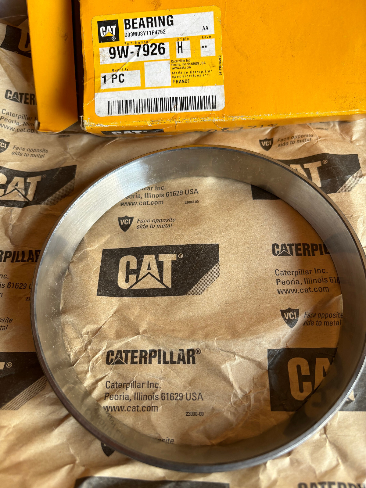 9W-7926 CAT BEARING CATERPILLAR Bushing Tractor Pipelayer Truck ...