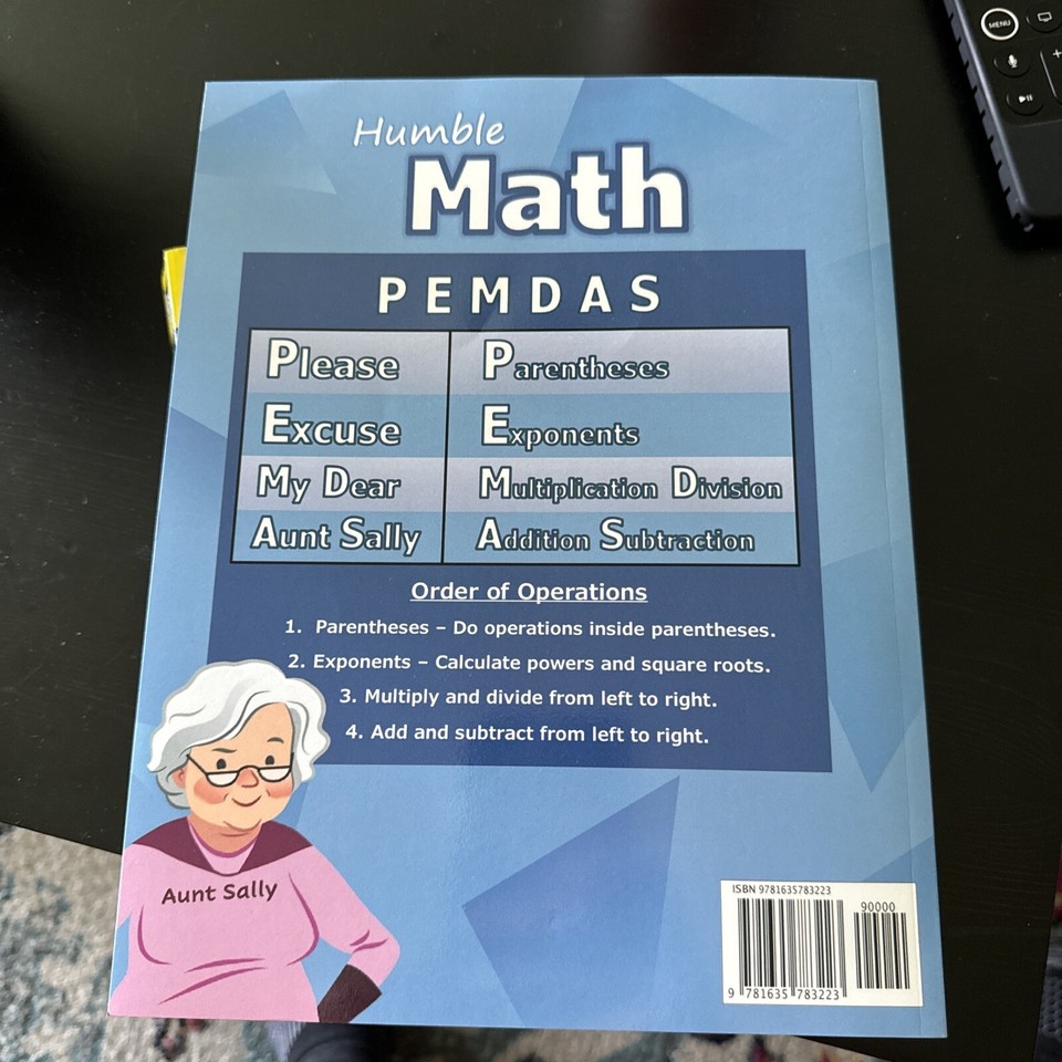 Pre-Algebra: Order of Operations PEMDAS: Pre-Algebra Practice | eBay