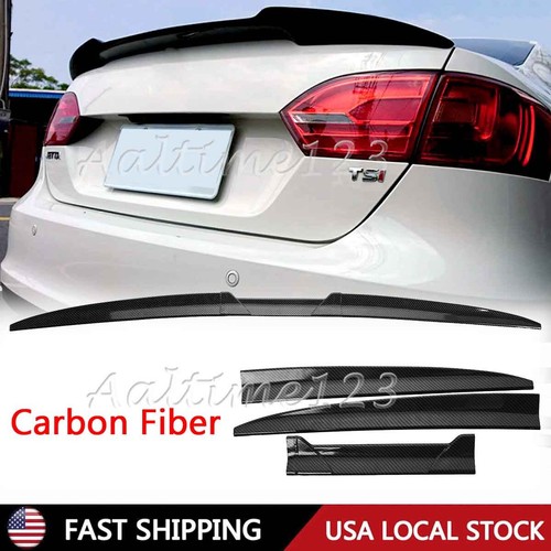 For VW Jetta MK7 2019-2022 Sedan Rear Roof Trunk Spoiler Tail Lip ...