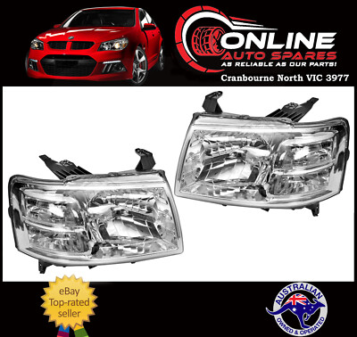 Headlight PAIR fit Ford Ranger PJ 11/06-5/09 Manual Adjust LH RH head ...