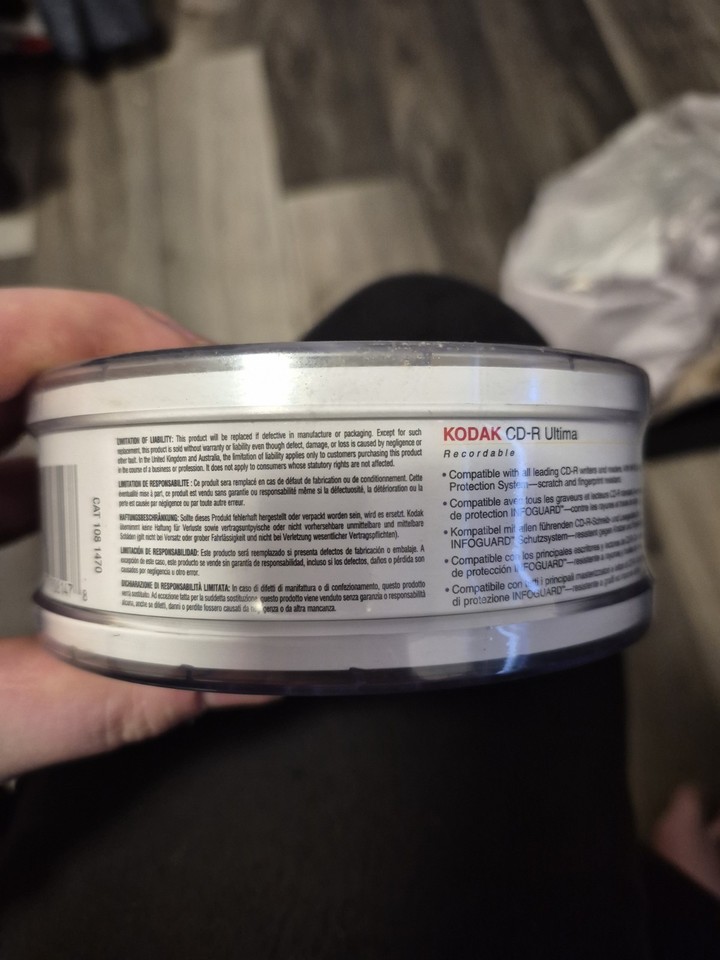 Kodak CD-R Gold Ultima Spindle Pack 650MB/74 Min CD-R'S (25 discs) | eBay