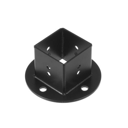 2 PCS 2" x 2" Hardware Kit Brackets Square Floor Flange Carbon Steel ...